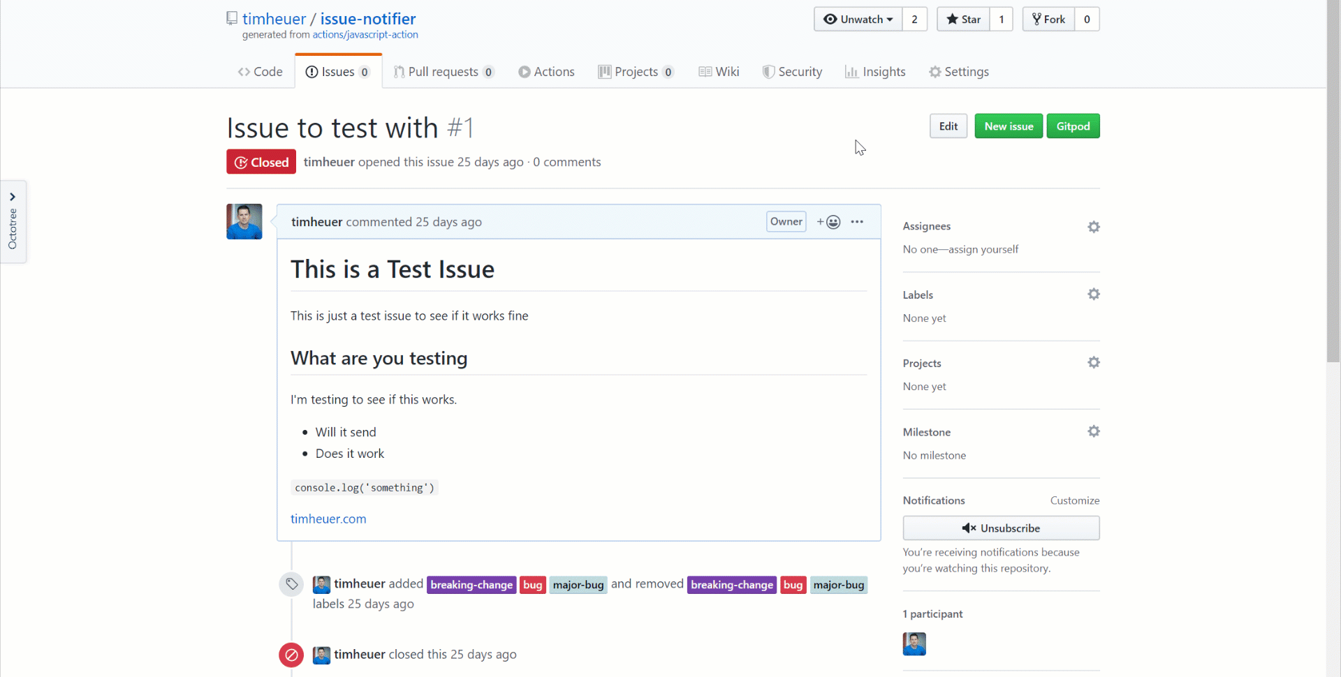 Creating A Github Action To Aid Issue Notifications 5204
